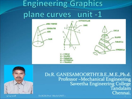 Unit 1 orthographic projection engineering graphics | PPT