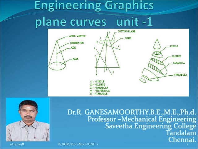 Unit 1 orthographic projection engineering graphics | PPT