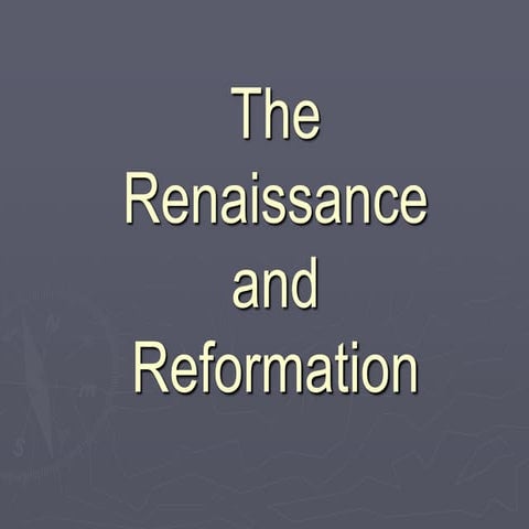 Renaissance & Reformation PowerPoint | PPTX