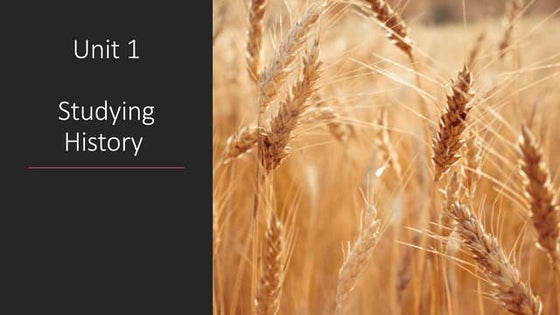 grade-6 - studying the past -HIstory | PPT