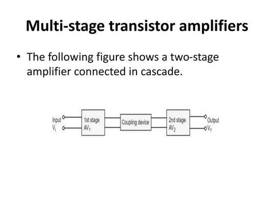Multi stage amp | PPTX