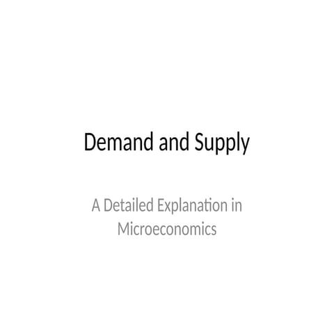 Wright TEA PPT EconomicsSupplyDemand.ppt