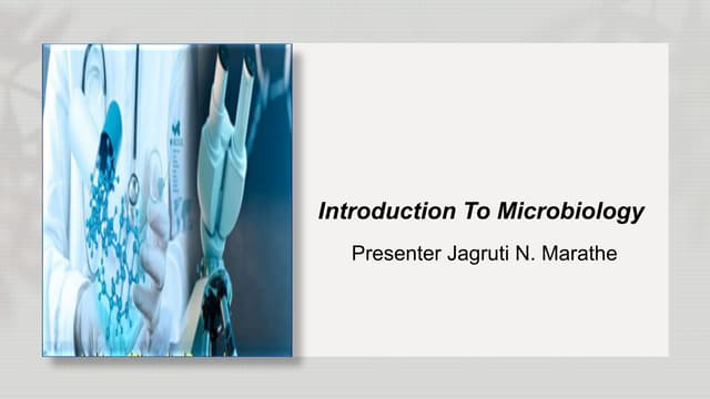 Introduction - Microbiology.pptx