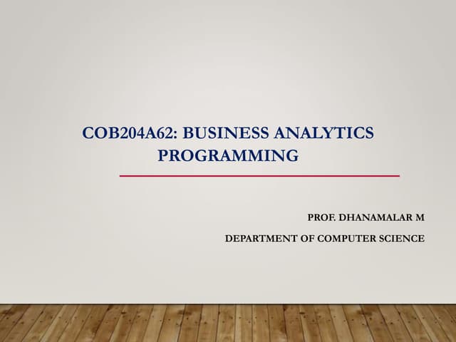 Unit 1 Program Development Cycle Ppt