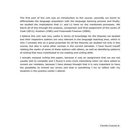 1st unit reflection | DOCX