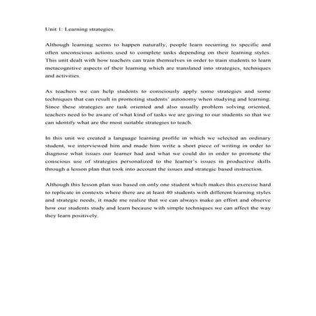 Strategies for teaching reading 1 | DOCX