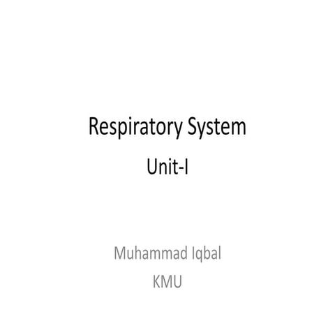 Unit 1; Respiratory System, Educational Platform.pptx