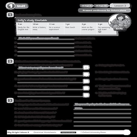 UNIT 1 REVIEW 6 bbi evaluation test teacher | PDF