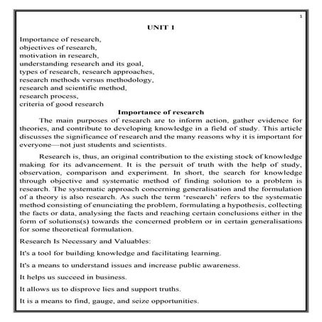 RPE Unit 1 rm | PDF