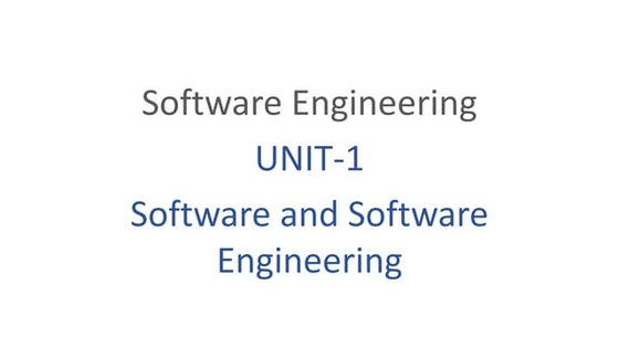 Chapter 01 software engineering pressman | PPT | Computer Software and Applications | Computing