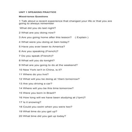 UNIT 1 SPEAKING PRACTICE.docx