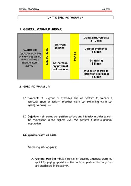 Warm up & cool-down | PPT | Running and Jogging | Fitness and Exercise