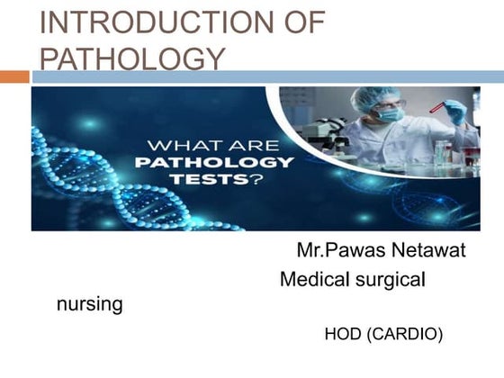 Lecture 1 pathophysiology | PPT
