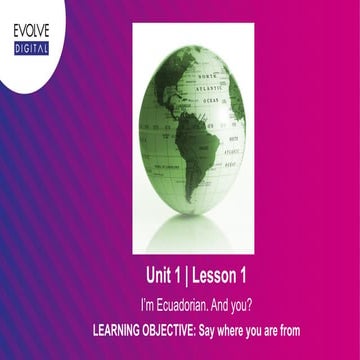 Unit 1 Student's presentation.pptx lessom 1 | PPTX