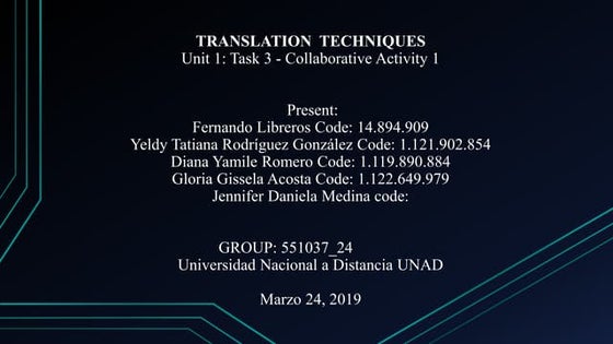 Task 3 collaborative activity 1 group-25 | PPTX