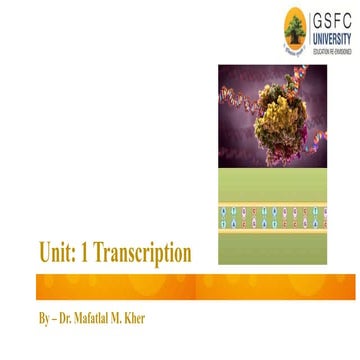 Unit 1 transcription | PPTX