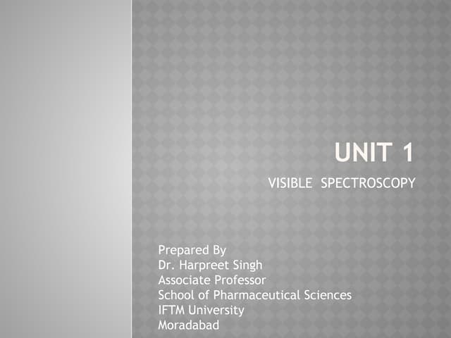 Beer lambert Law | PPT