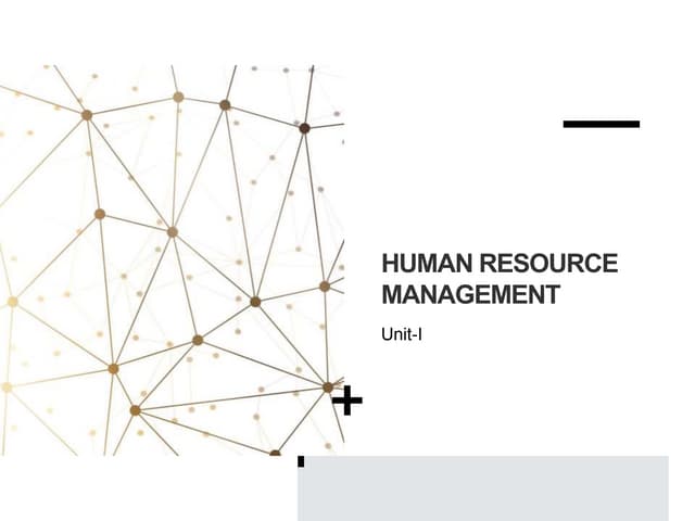 What Is Human Resource Management Hrm Ppt