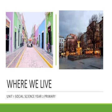 Unit 1 where we live | PPT