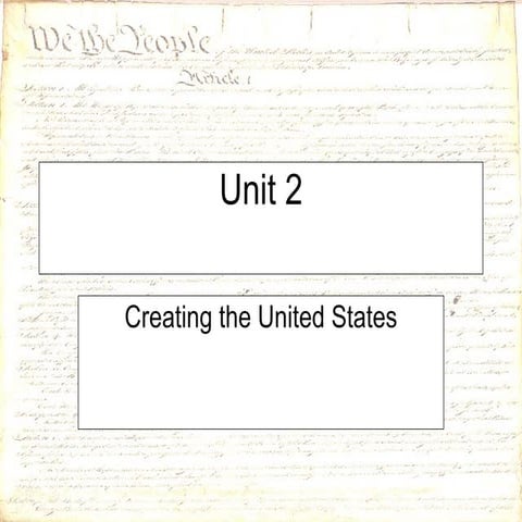 6.1 Building A National Identity | PPT
