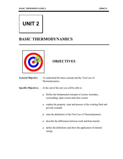 Thermodynamics lecture 1 | PPT