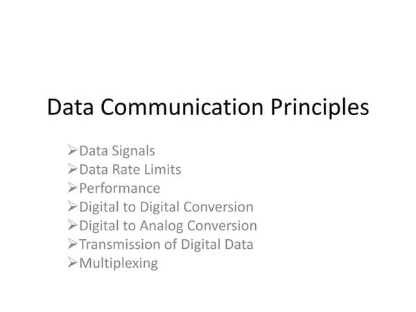Sybsc It Computer Networks Unit I Data And Signals Ppt