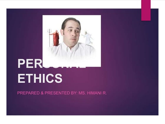 Ethical behaviour | PPT