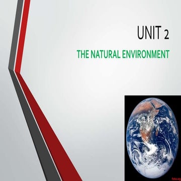 Unit 2. the natural environment | PPT