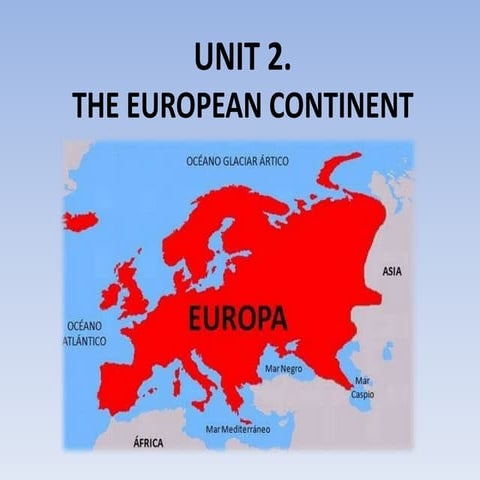 Unit 2. European continent | PPT