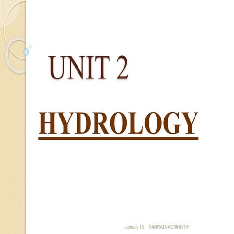 Hydrology | PPT