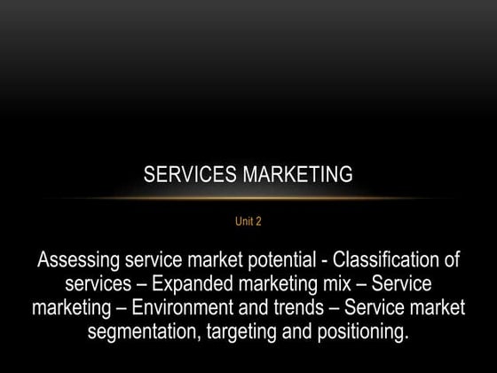 Unit 2 flower of service | PPTX