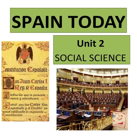 Unit 2. Spain today. | ODP