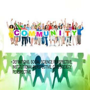 Community Engagement Part2 | PPTX | Politics