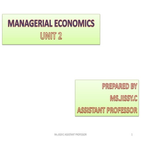 Managerial Economics | PPT