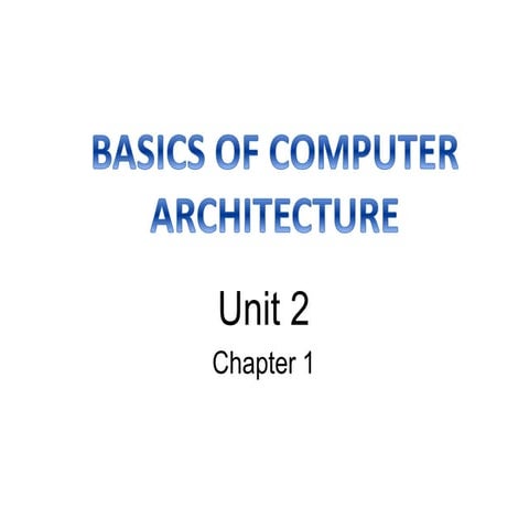Basics of computer acrchitercture.pptx