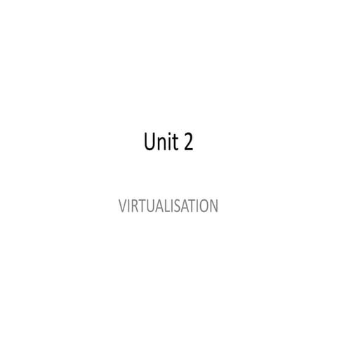 Unit 2 Ppt