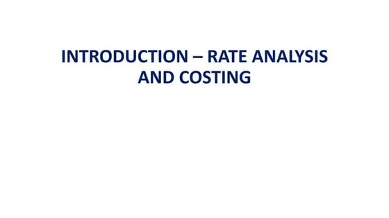 Analyis of Rate MODULE VI October 2022.pptx