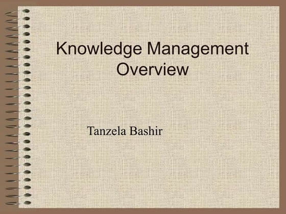 Knowledge management ppt | PPT