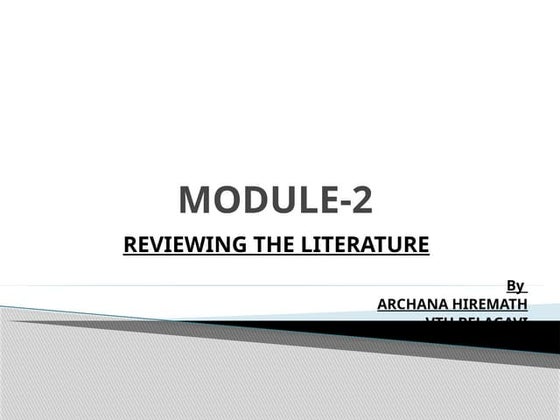 The Research Problem and objectives | PPTX | Education