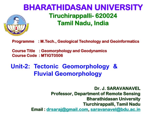 Geomorphology grade 11 geo lesson 2.pptx | Geology | Science