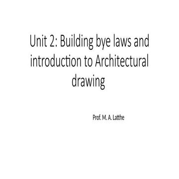 Unit 2.ppt Download Building bye laws and introduction | PPTX