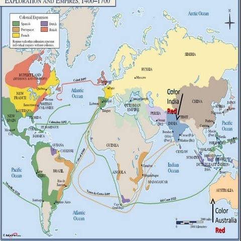 Unit 2 -age of exploration maps only | PPT