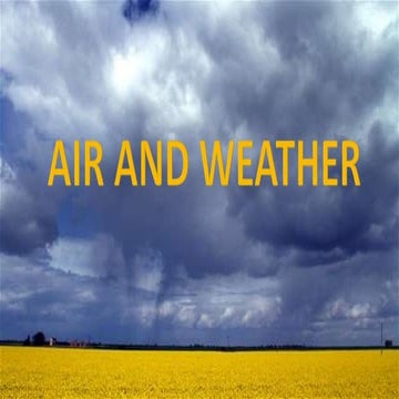 UNIT 2. SOCIAL SCIENCE: AIR AND WEATHER | PPT