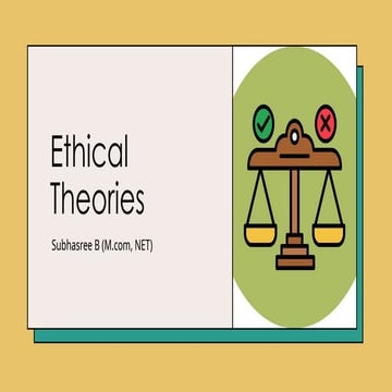 Ethical Theories- Traditional, Normative, Application in Business ...