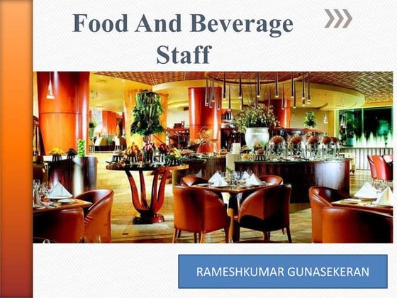 HIERARCHY CHART OF FOOD AND BEVERAGE SERVICE DEPARTMENT.pptx ...