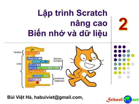 20 bai lap trinh scratch | PDF