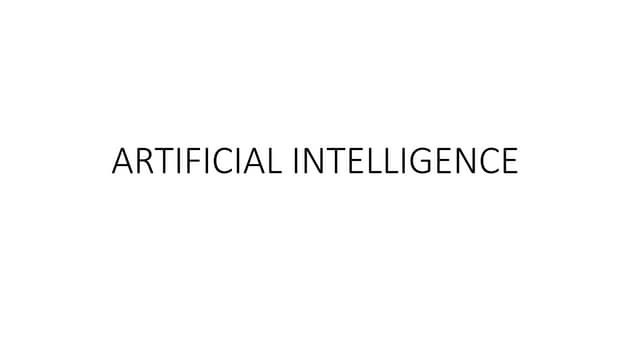 Problem Solving Methods Of Artificial Intelligencepptx