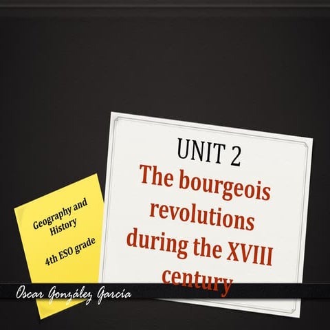 Unit 2 The bourgeois revolutions | PDF