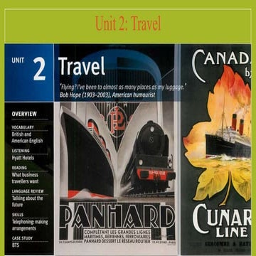 Unit 2 - Travel.pptx