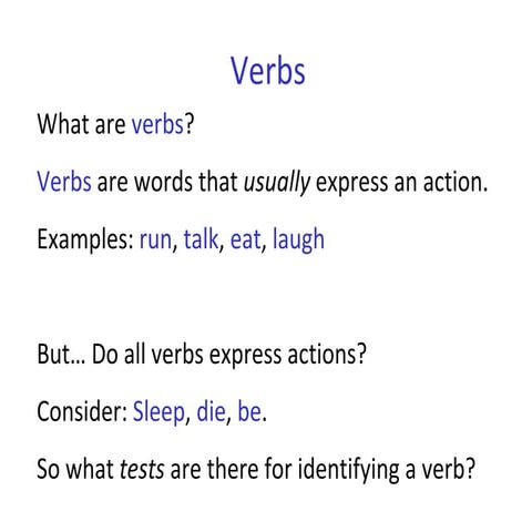 Unit 2 verbs | PPT